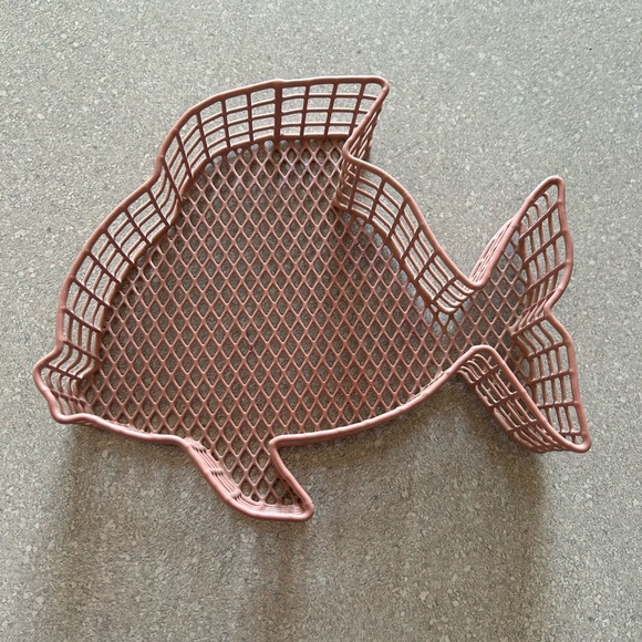 Storage & Organization | Baby Pink Fish Shaped Tray | Poshmark